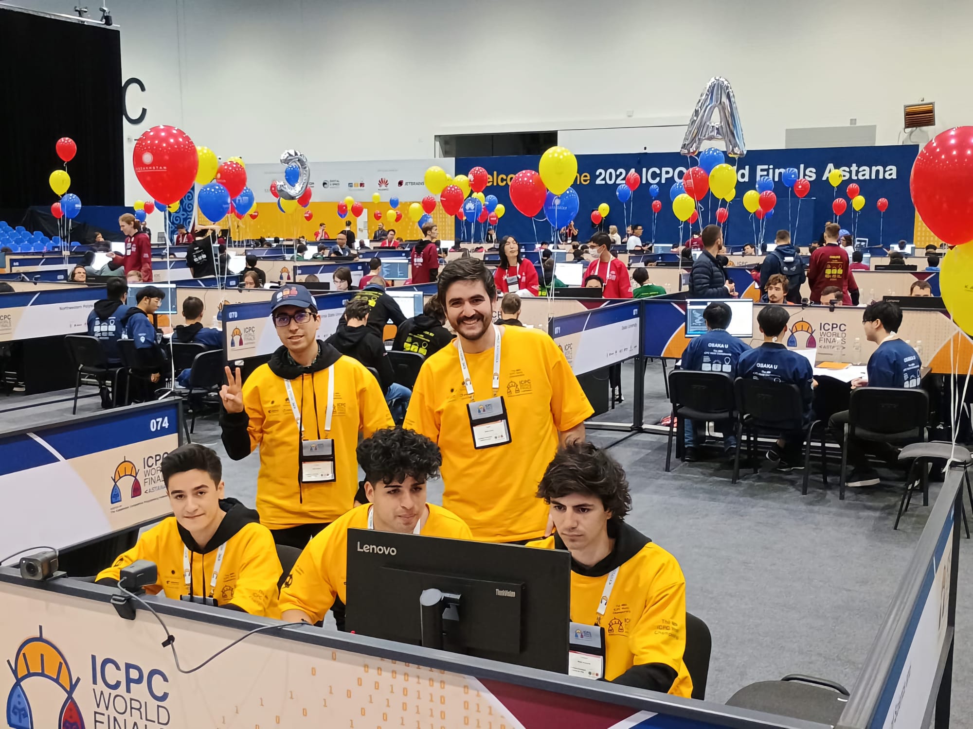 Equipo UC compite en la ICPC World Finals 2024 en Astaná, Kazajistán